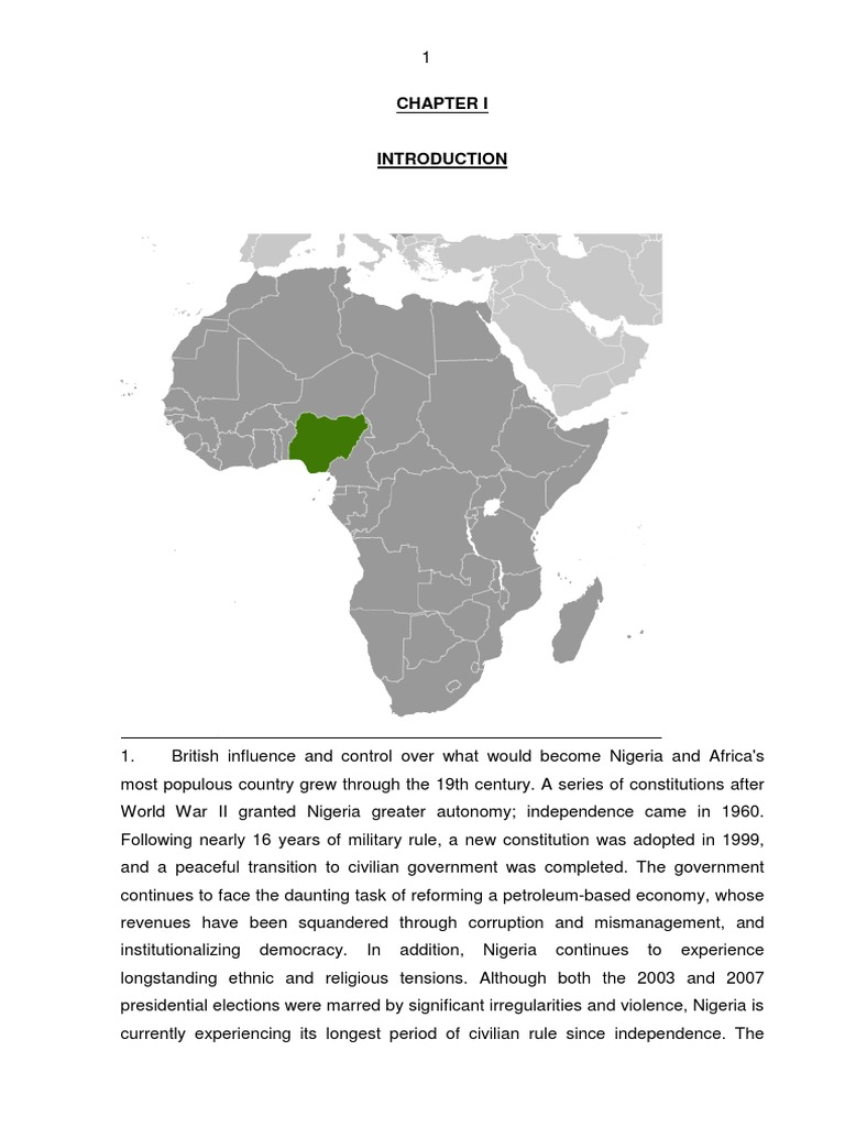 Nigeria | PDF | Nigeria | Structural Adjustment