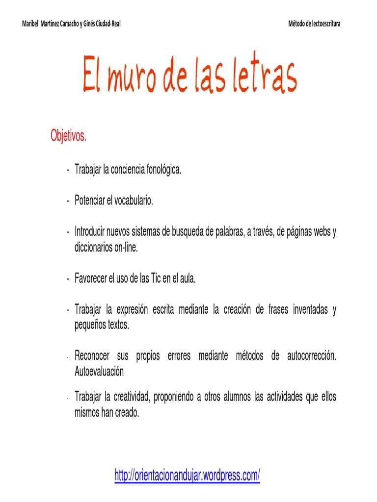El Muro de Las Letras | PDF