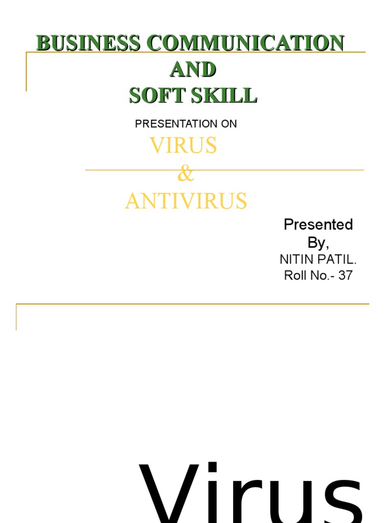 Virus Vs Antivirus | PDF | Computer Virus | Antivirus Software