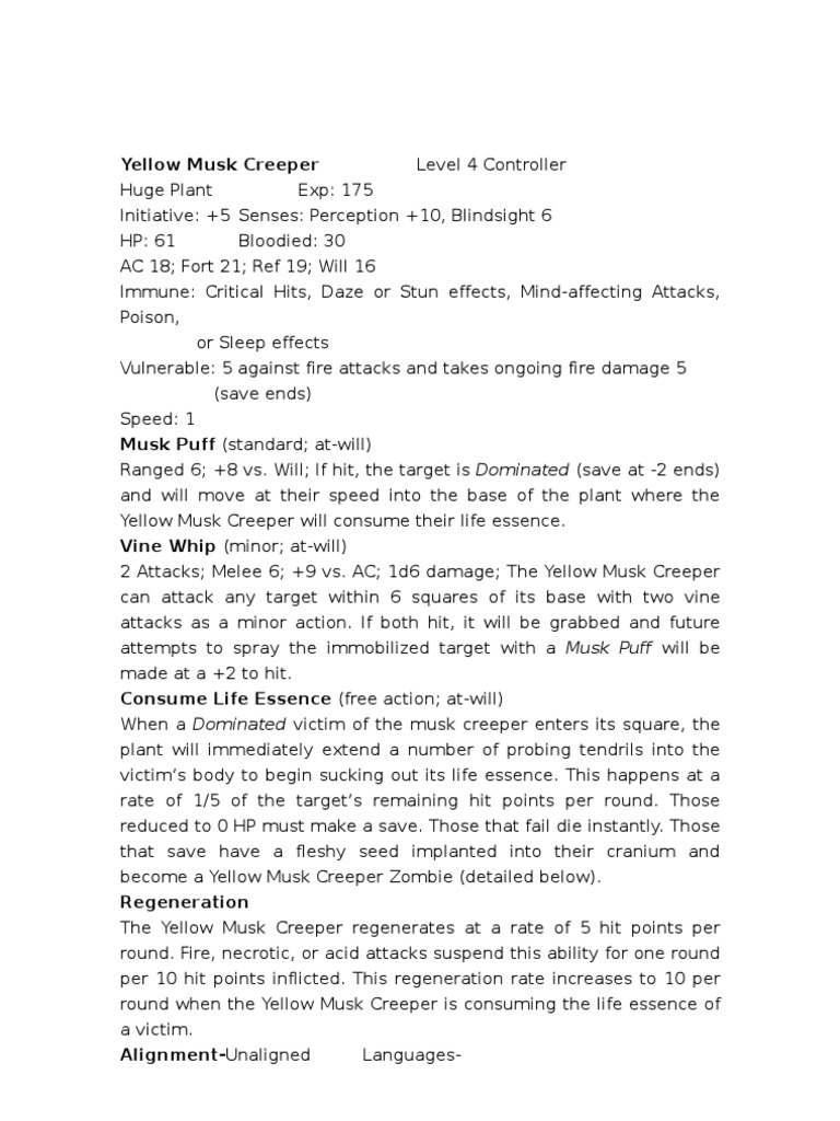 Yellow Musk Creeper | Download Free PDF | Leisure | Sports