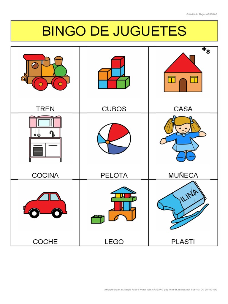 Bingo de Juguetes