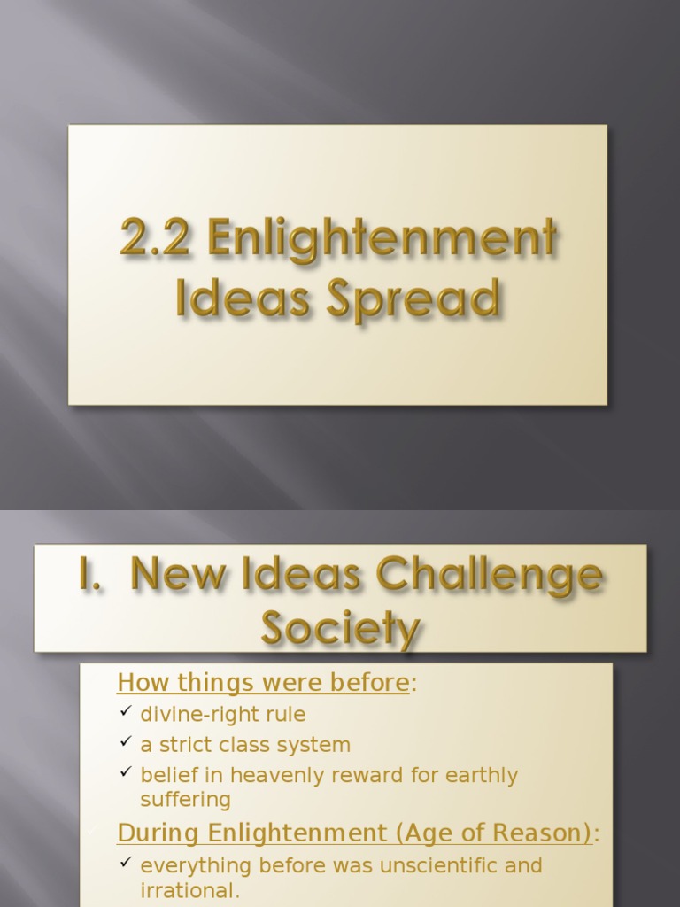 2.2 Enlightenment Ideas Spread | PDF | Age Of Enlightenment | Russian ...
