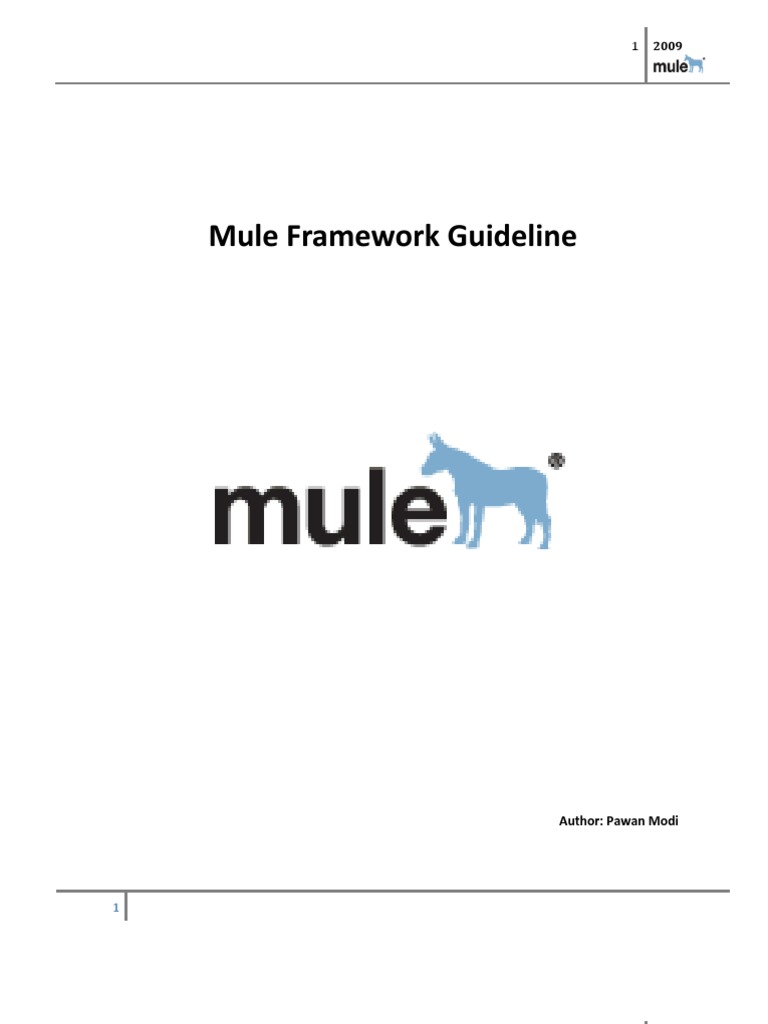 Mule Framework Guideline | PDF | Eclipse (Software) | Library (Computing)