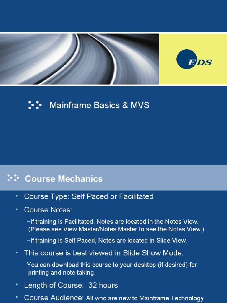 Mainframe Basics | PDF | System Software | Software