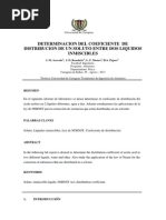 Coeficiente de Partición | PDF | Equilibrio químico | Solubilidad