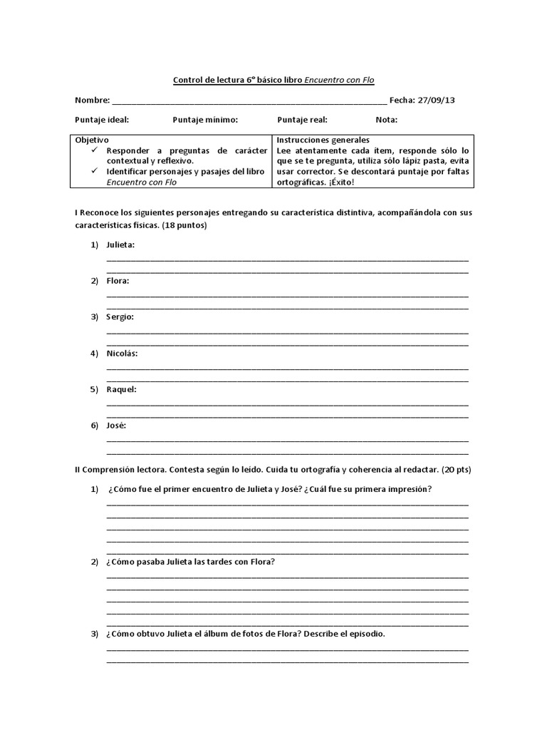 Prueba Del Libro Encuentro Con Flo