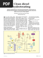Outline of Diesel Hydrotreating Unit (DHT Unit) | PDF | Oil Refinery ...