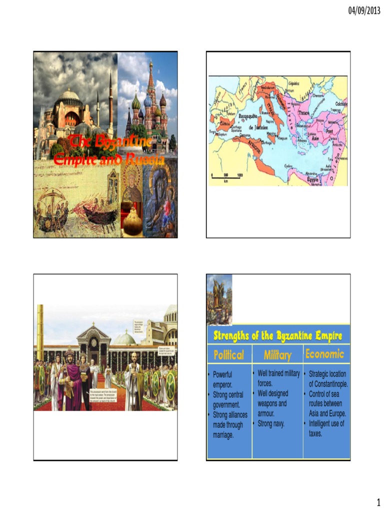 Political Military Economic | PDF | Byzantine Empire | Constantinople
