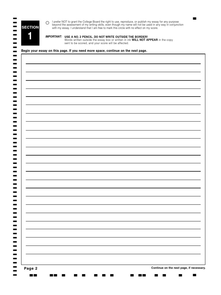 SAT Answer Fill in Sheet | PDF | Sat | Pencil