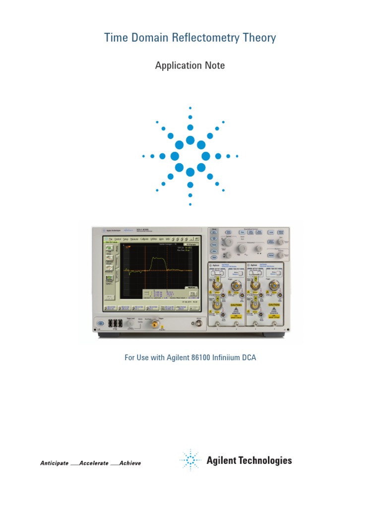 Time Domain Reflectometry Theory: Application Note | PDF | Transmission Line | Electrical Impedance