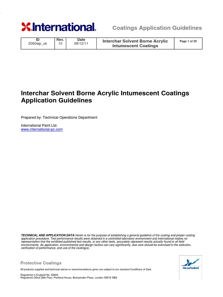 Interchar 2060 Uk | PDF | Hvac | Poly(Methyl Methacrylate)