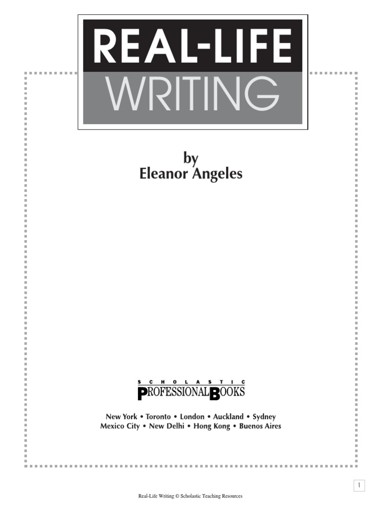 Real Life Writing | PDF | Adverb | Semantic Units