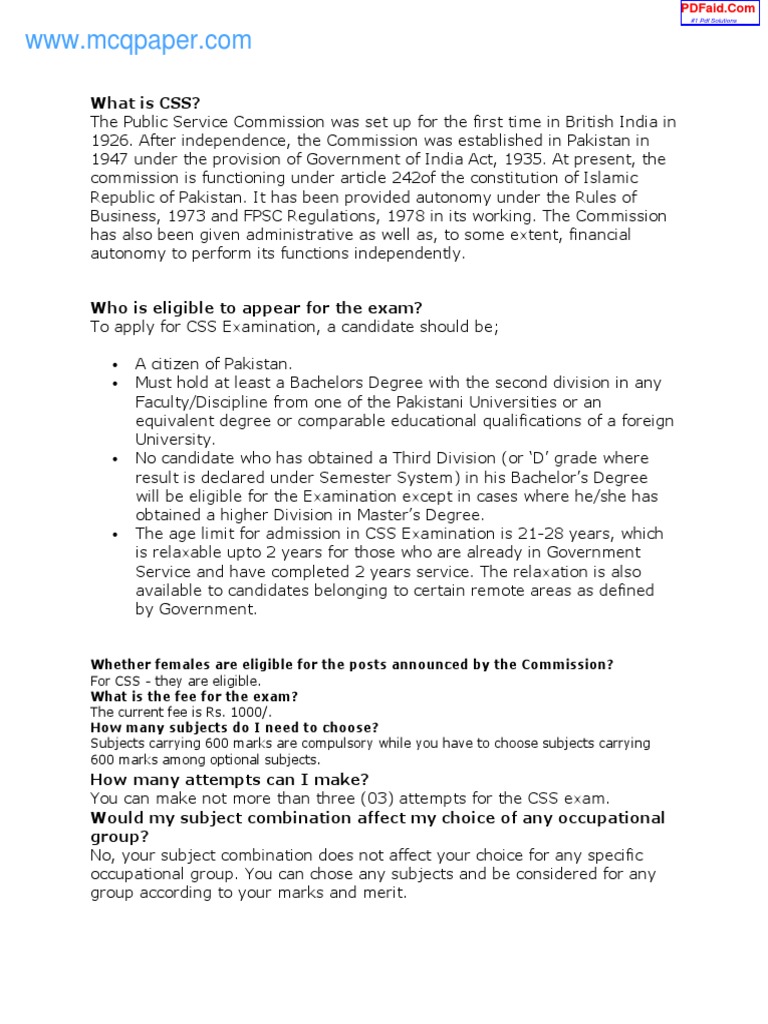 What Is CSS | PDF | Academic Degree | Government