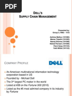 Dell's Efficient Supply Chain Management | PDF | Supply Chain | Dell
