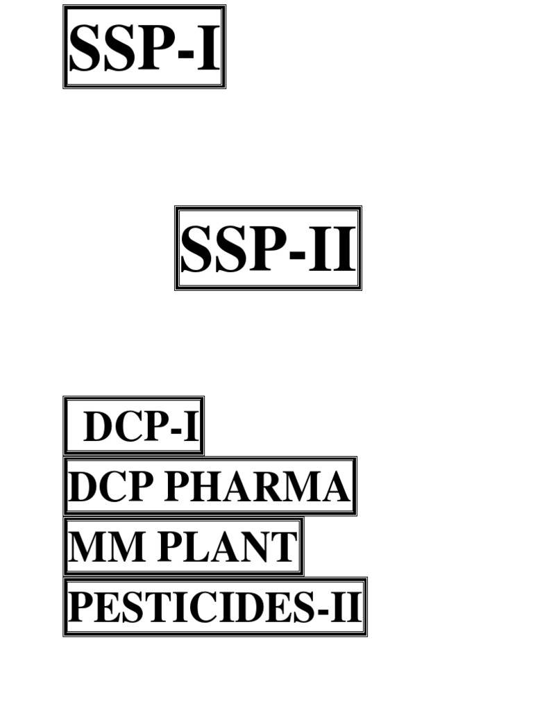 Ssp-I: Dcp-I DCP Pharma MM Plant Pesticides-Ii | PDF | Science ...