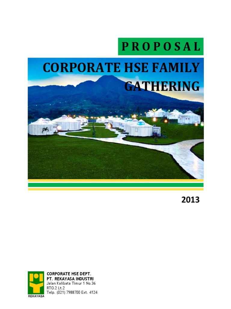 (Final) Proposal HSE Gathering | PDF