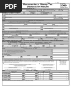 BIR Form 2000: Documentary Stamp Tax Guide | PDF | Taxes | Payments