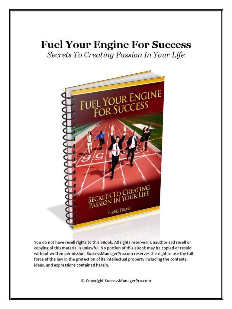 Fuel Your Engine For Success | PDF | Optimism | Copyright