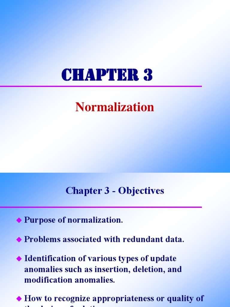 Normalization | PDF | Databases | Scientific Modeling