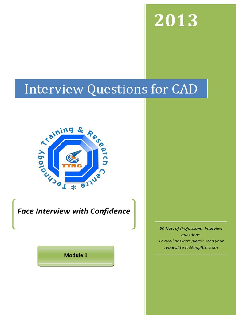 CAD Interview Questions Module 1 | PDF | Surface | Computer Aided Design