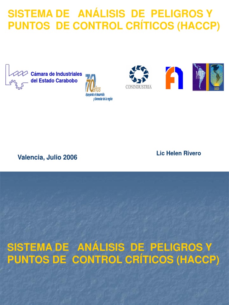 Sistema de Gestión Alimentaria Lic. Helen Rivero .1 | PDF | Análisis de Riesgo y Puntos Críticos ...