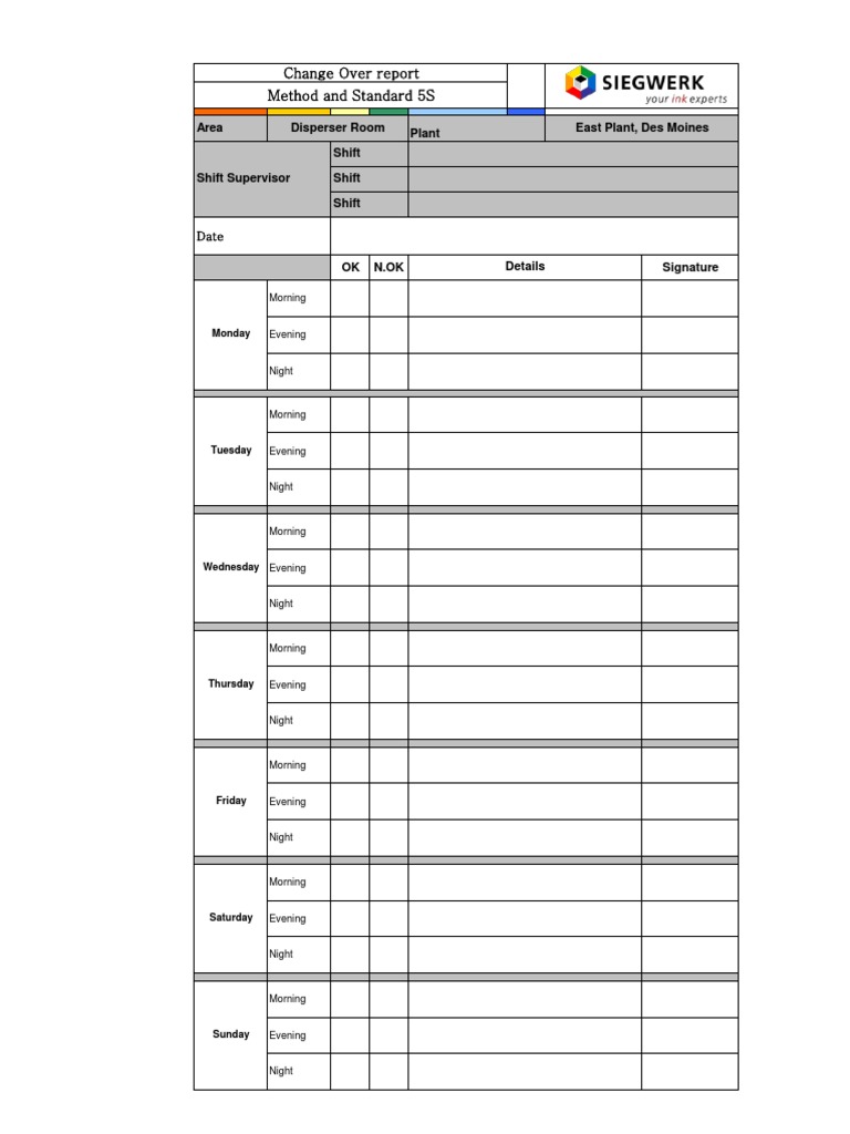 5S Cleaning Plan Feb 2013 - en - Laboratory | PDF | Nature