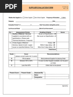 Supplier Pre Qualification Form | PDF | Business
