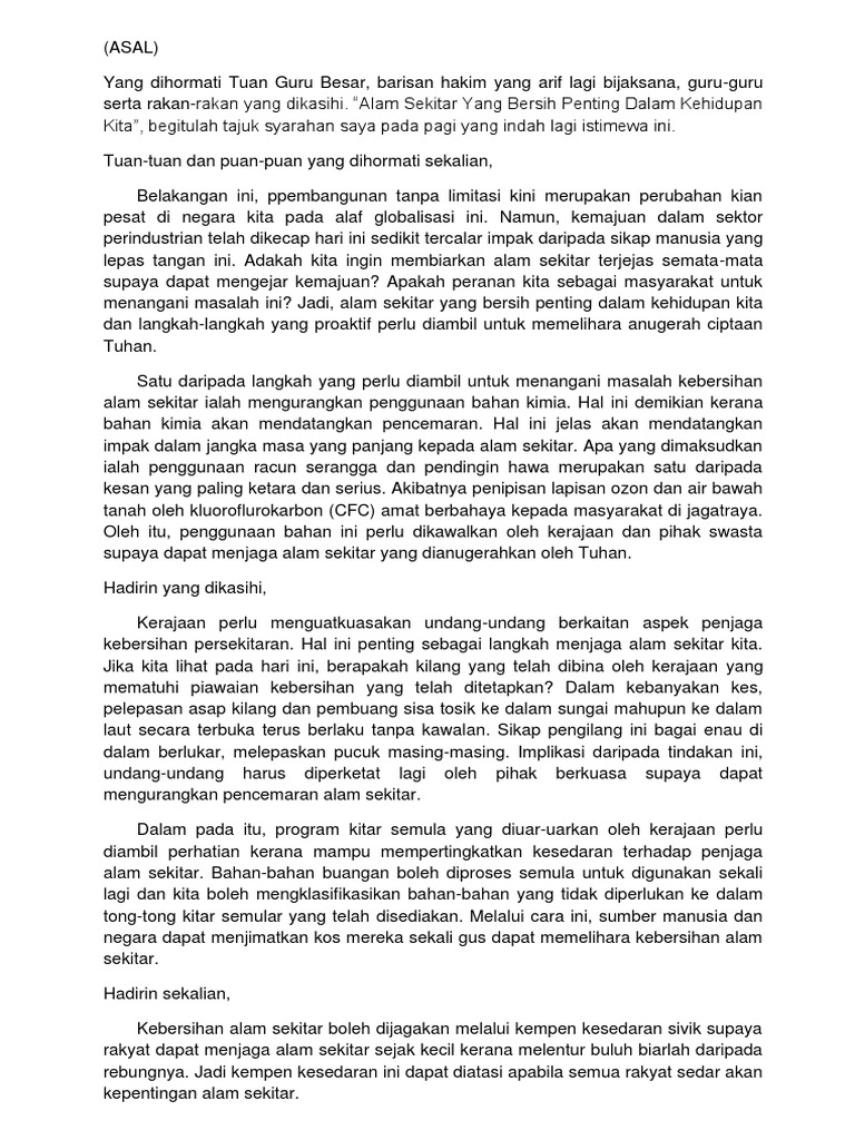 Teks Syarahan | PDF