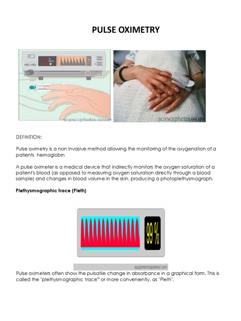 Pulse Oximetry | PDF | Self-Improvement