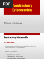 Manejo de Evisceración en Enfermería | PDF | Termorregulación | Herida