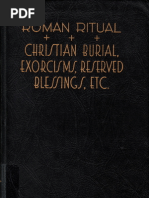 Rituale Romanum Exorcism Rite | Demonic Possession | Exorcism