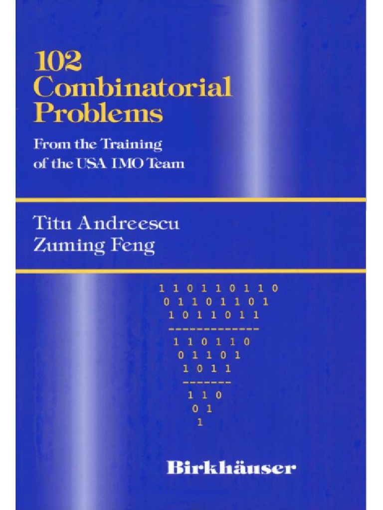 102 Combinatorial Problems | PDF | Combinatorics | Discrete Mathematics