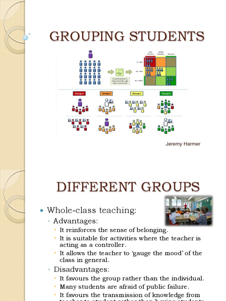 Unit 2-Grouping Students | PDF | Teachers | Pedagogy