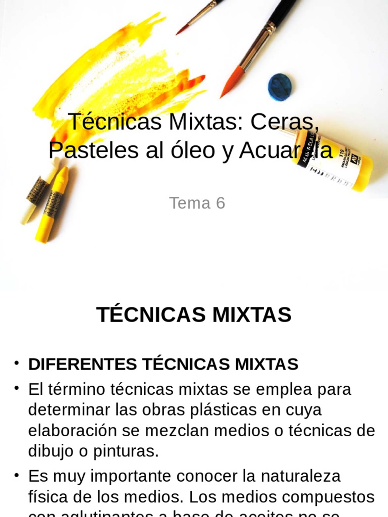 TECNICAS MIXTAS | Arte Moderno | Medios de arte