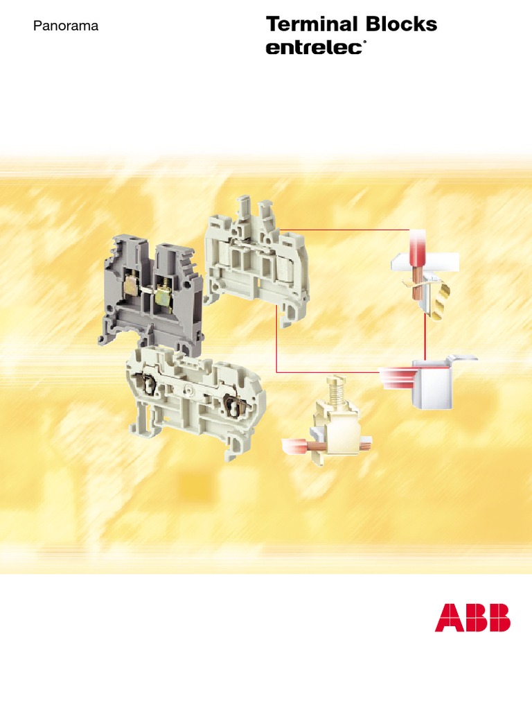 ABB Entrelec Terminal Blocks Overview | PDF | Electrical Equipment ...