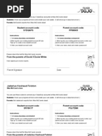 ClassDojo Student Login Guide | PDF | Login | Qr Code