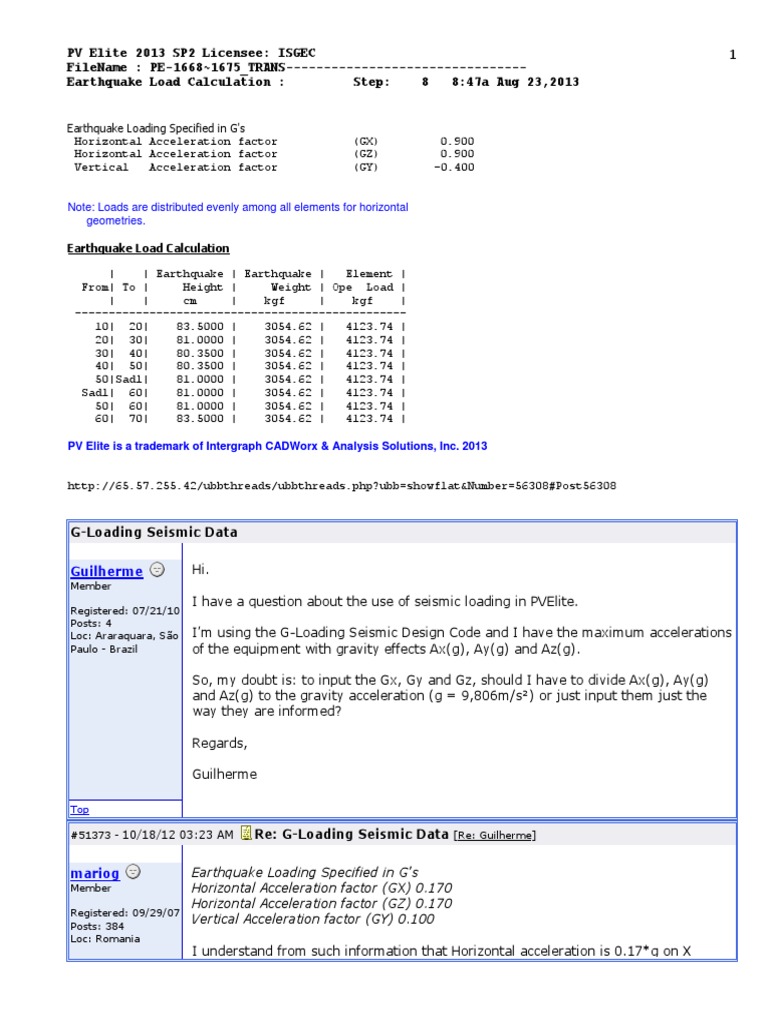Earthquake Loading Specified in G | PDF | Physics | Mechanics