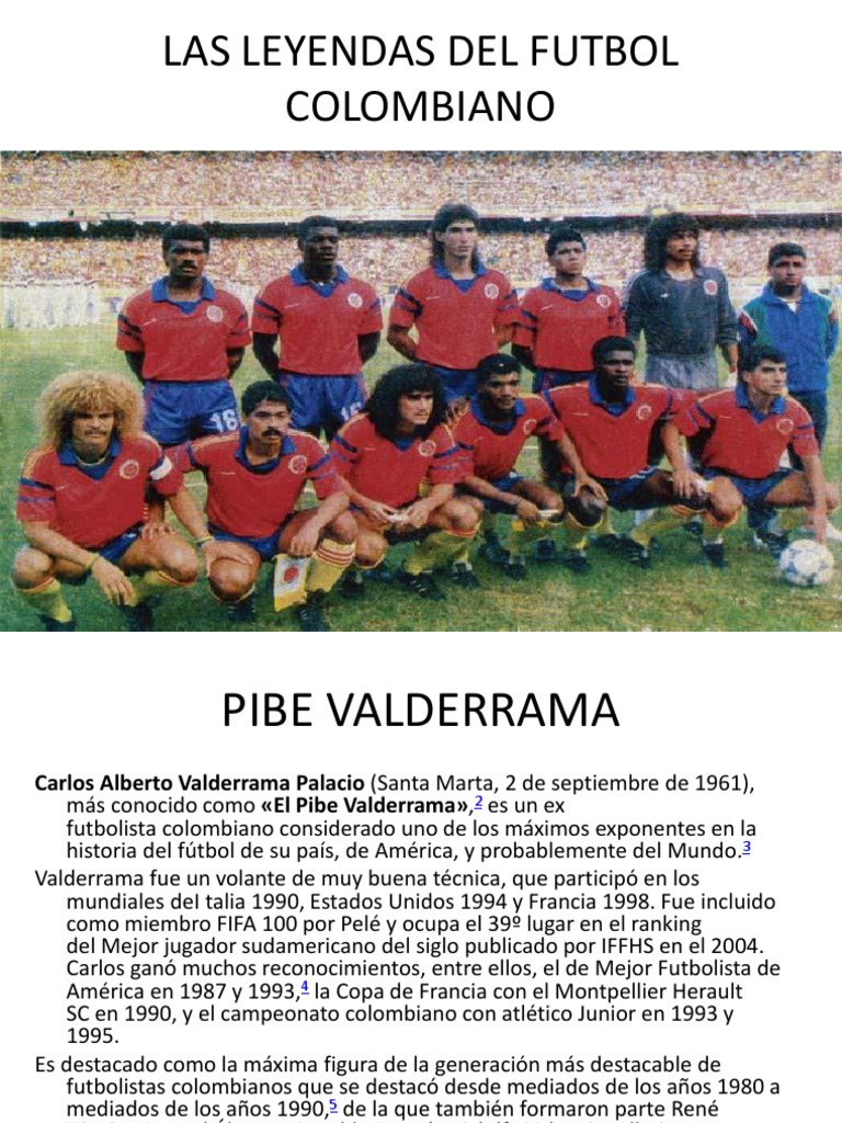 Las Leyendas Del Futbol Colombiano | PDF | Asociación de equipos de ...