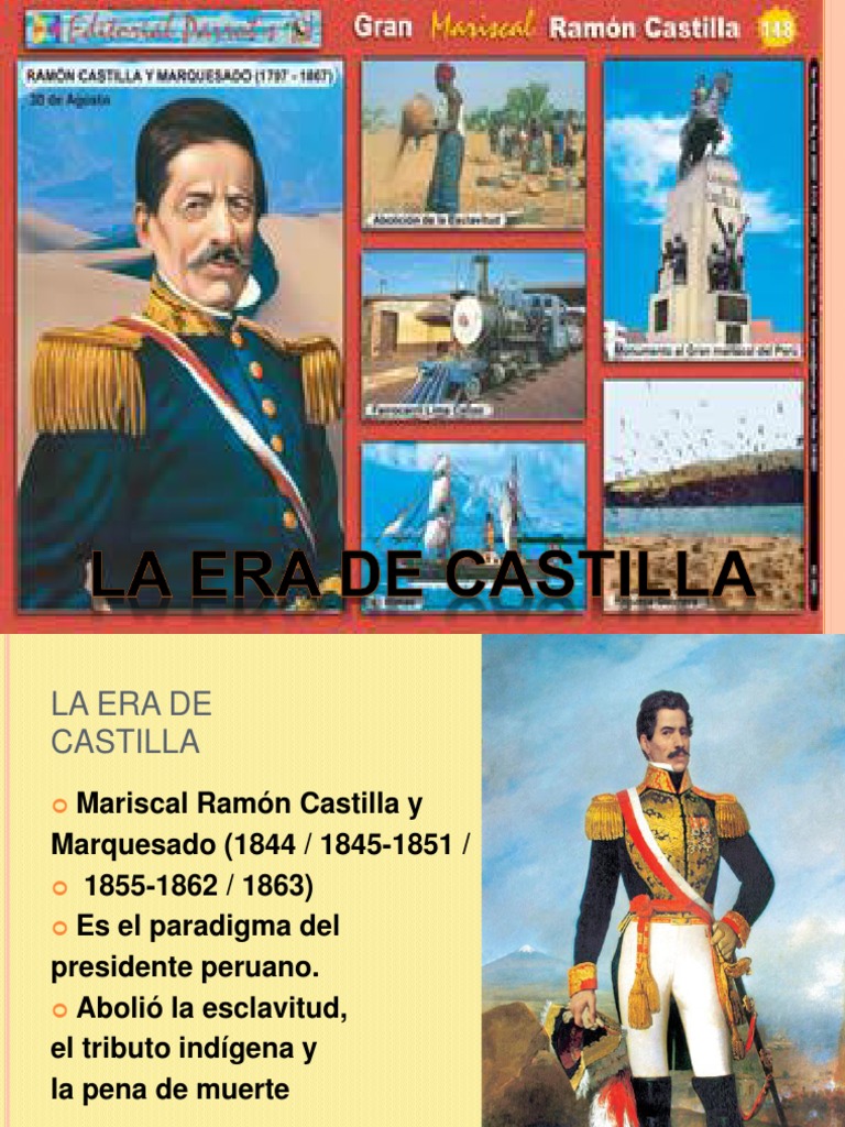 Ramon Castilla | PDF | Perú | Esclavitud
