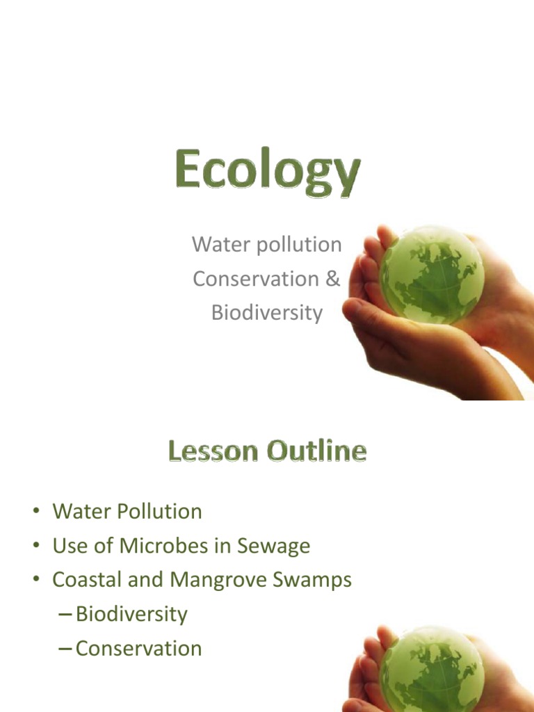 Ecology 5 - Water Pollution Conservation Biodiversity | PDF | Water ...
