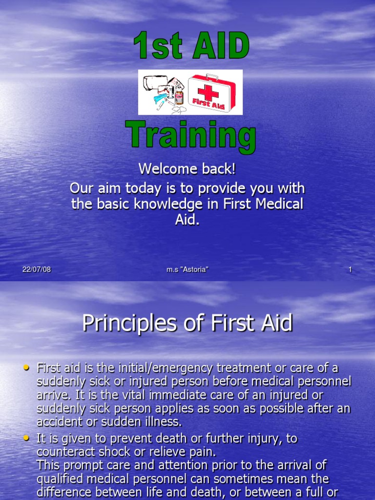 Firstaid Training | PDF | Shock (Circulatory) | First Aid