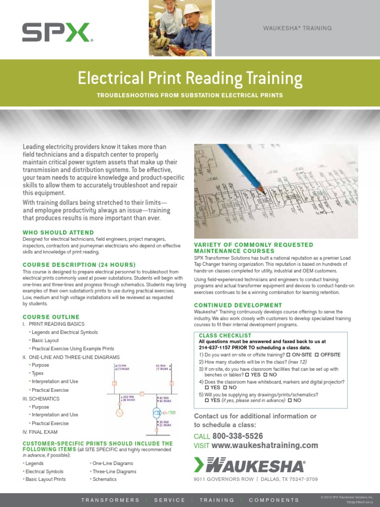 Electrical Print Reading Training | PDF | Electrician | Electrical ...