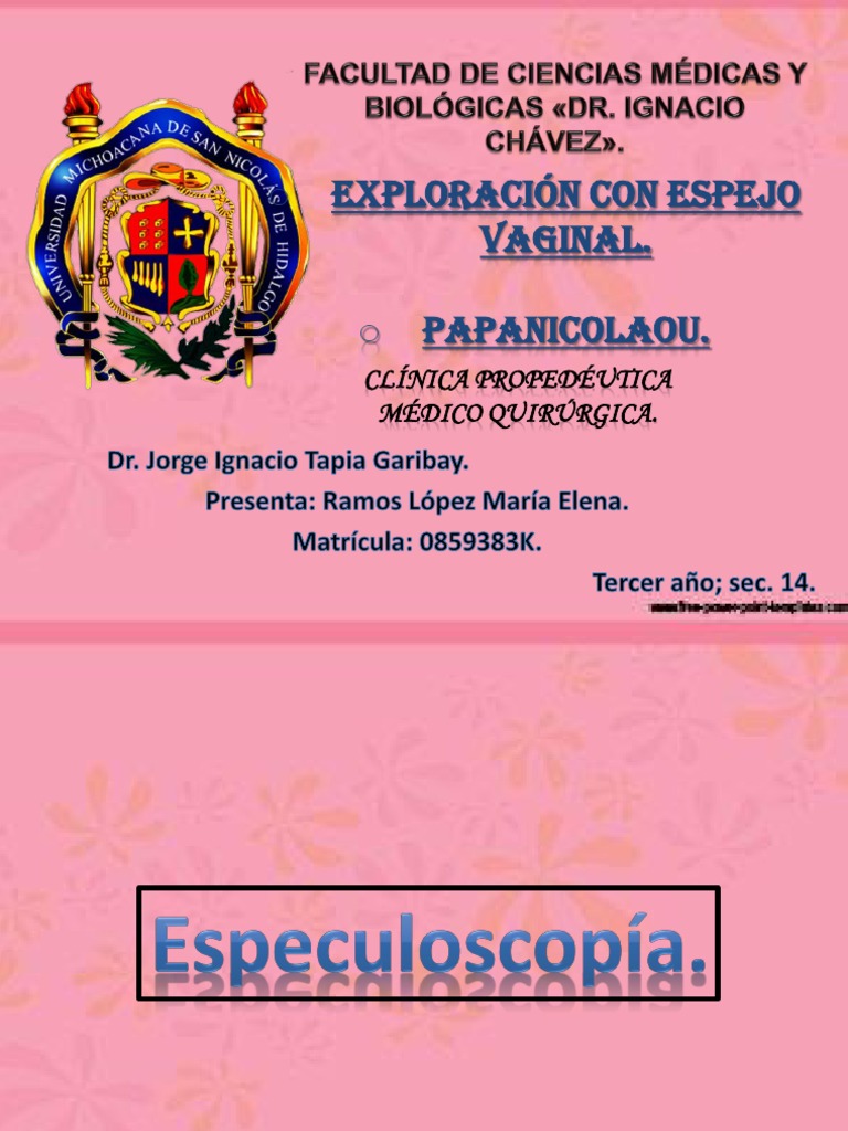 Guía de Especuloscopía y Papanicolaou | PDF | Vagina | Nucleo celular