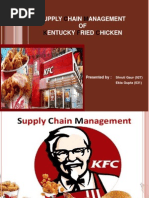 KFC Supply Chain Management | PDF | Inventory | Supply Chain Management