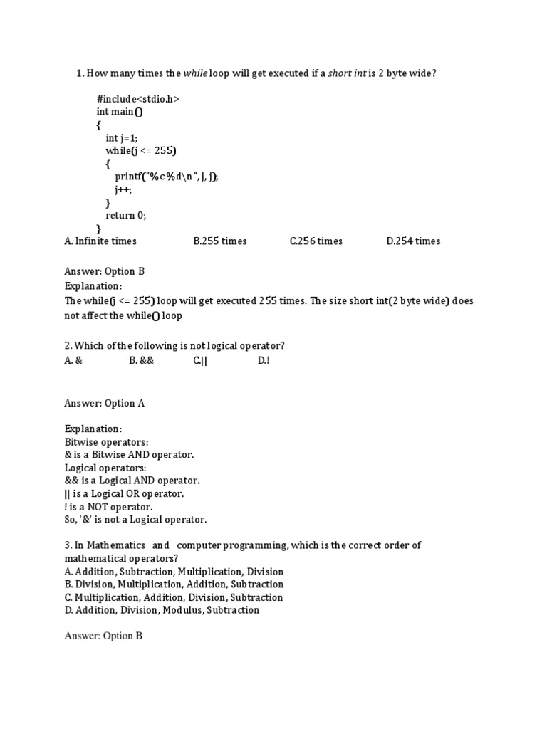 C Technical1 | PDF | C (Programming Language) | Pointer (Computer Programming)