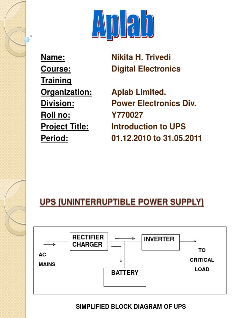 Introduction to UPS Systems Overview | PDF