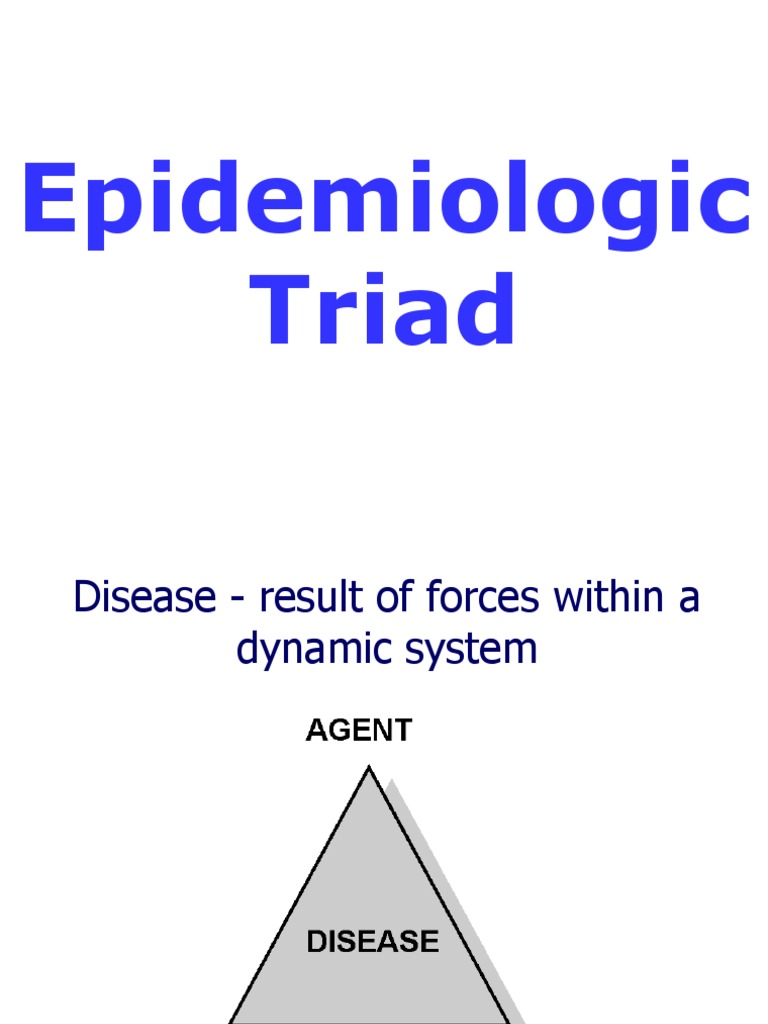 Epidemiologic Triad | PDF | Pathogen | Infection