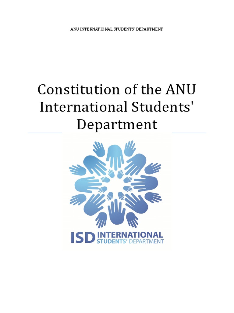 ISD Constitution | PDF | Committee | Constitutional Amendment