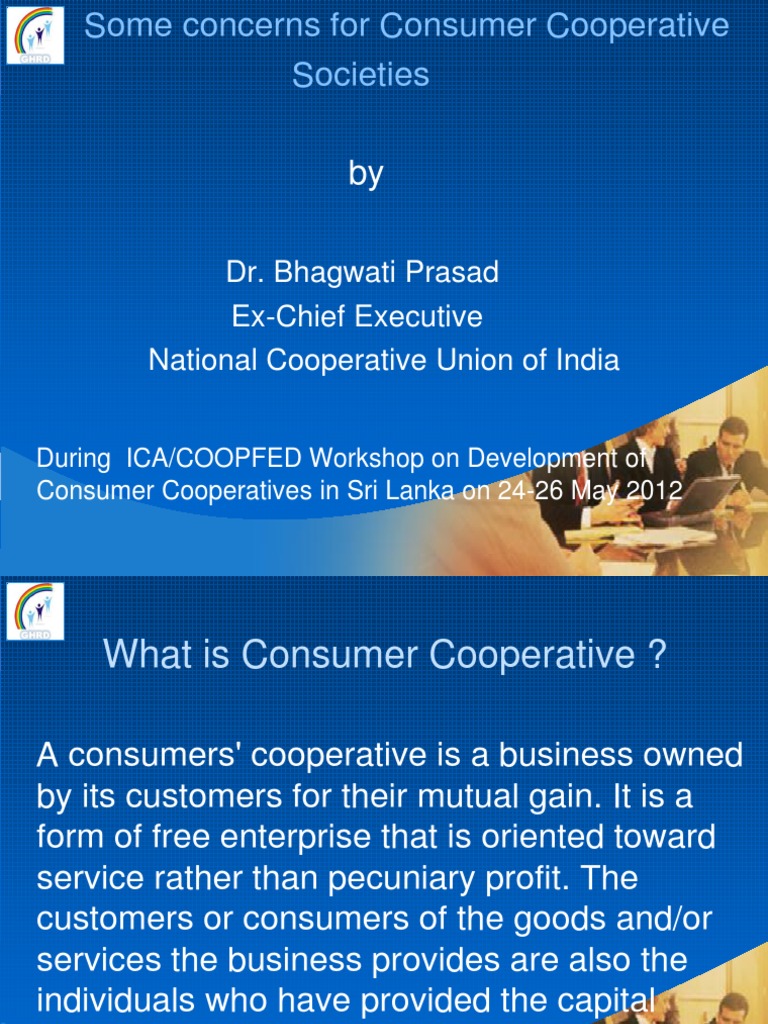 On Consumer Coops | PDF | Cooperative | Economies
