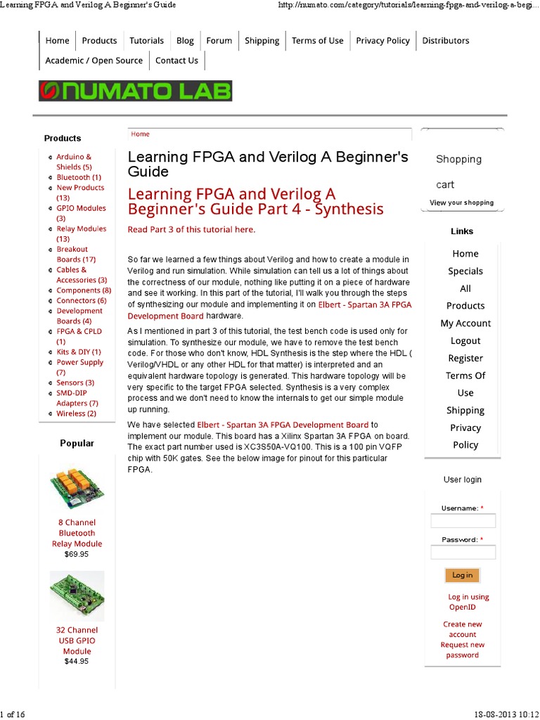 Learning FPGA and Verilog A Beginner's Guide | PDF | Hardware Description Language | Field ...